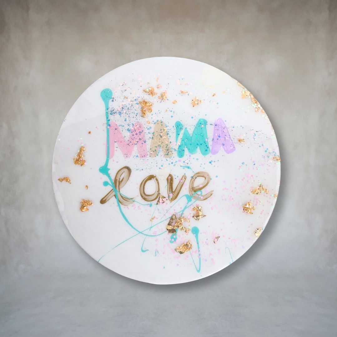 Mama Gold - Original Acrylic & Resin Art by Scarlett Vespa | MRS V