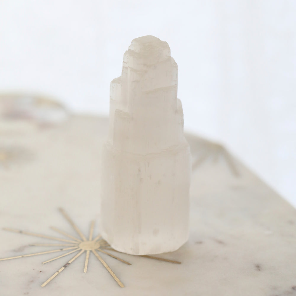 Himalayan Natural Selenite Crystal | Cleansing & Clarity | MRS V